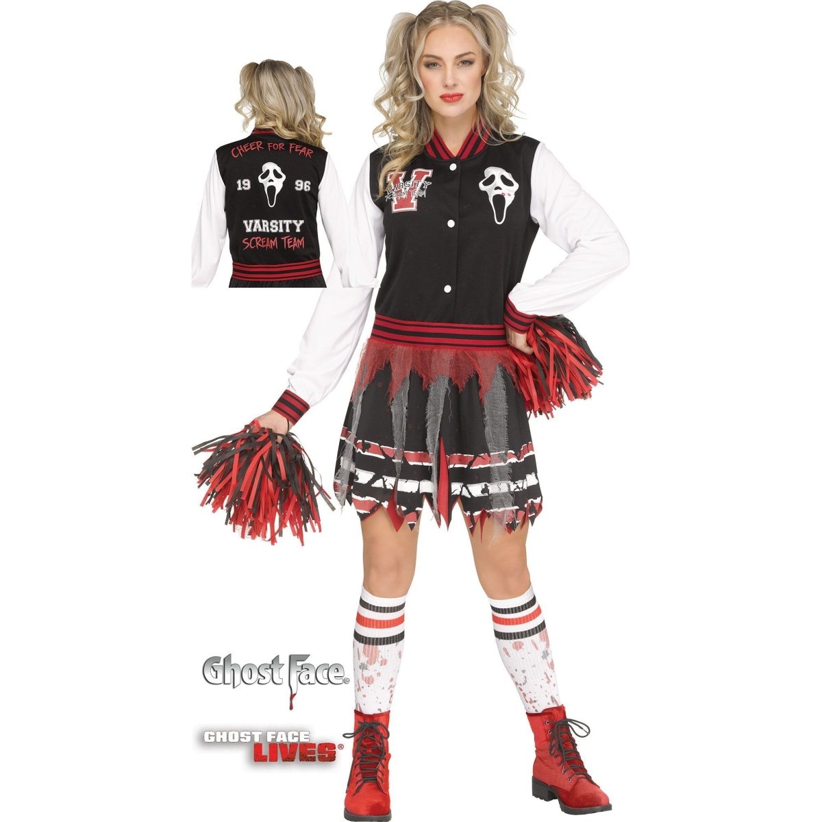 Scream For The Team! Costume for Adults, Varsity Dress | Party Expert