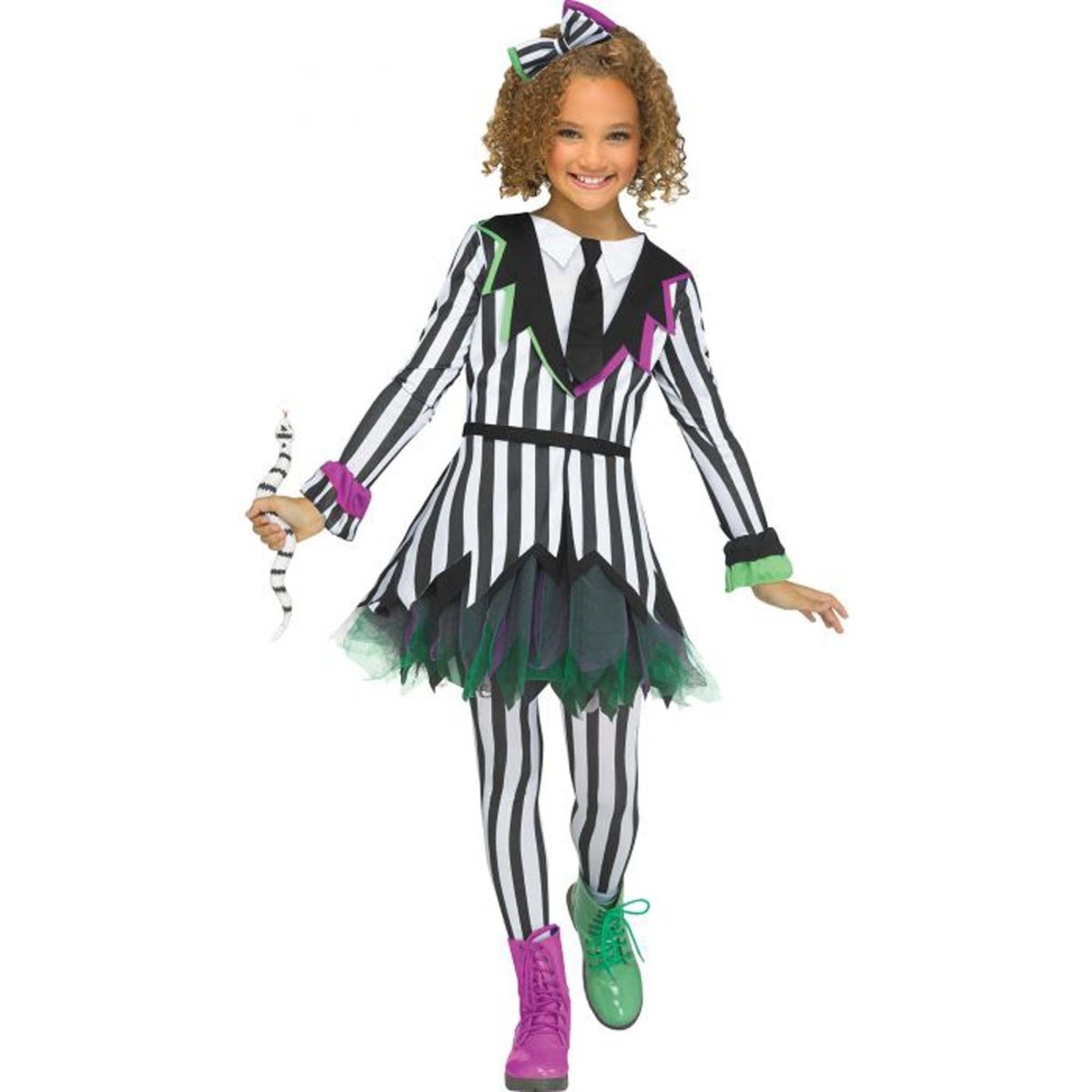 Silly Spirit Costume for Kids, Black and White Dress | Party Expert