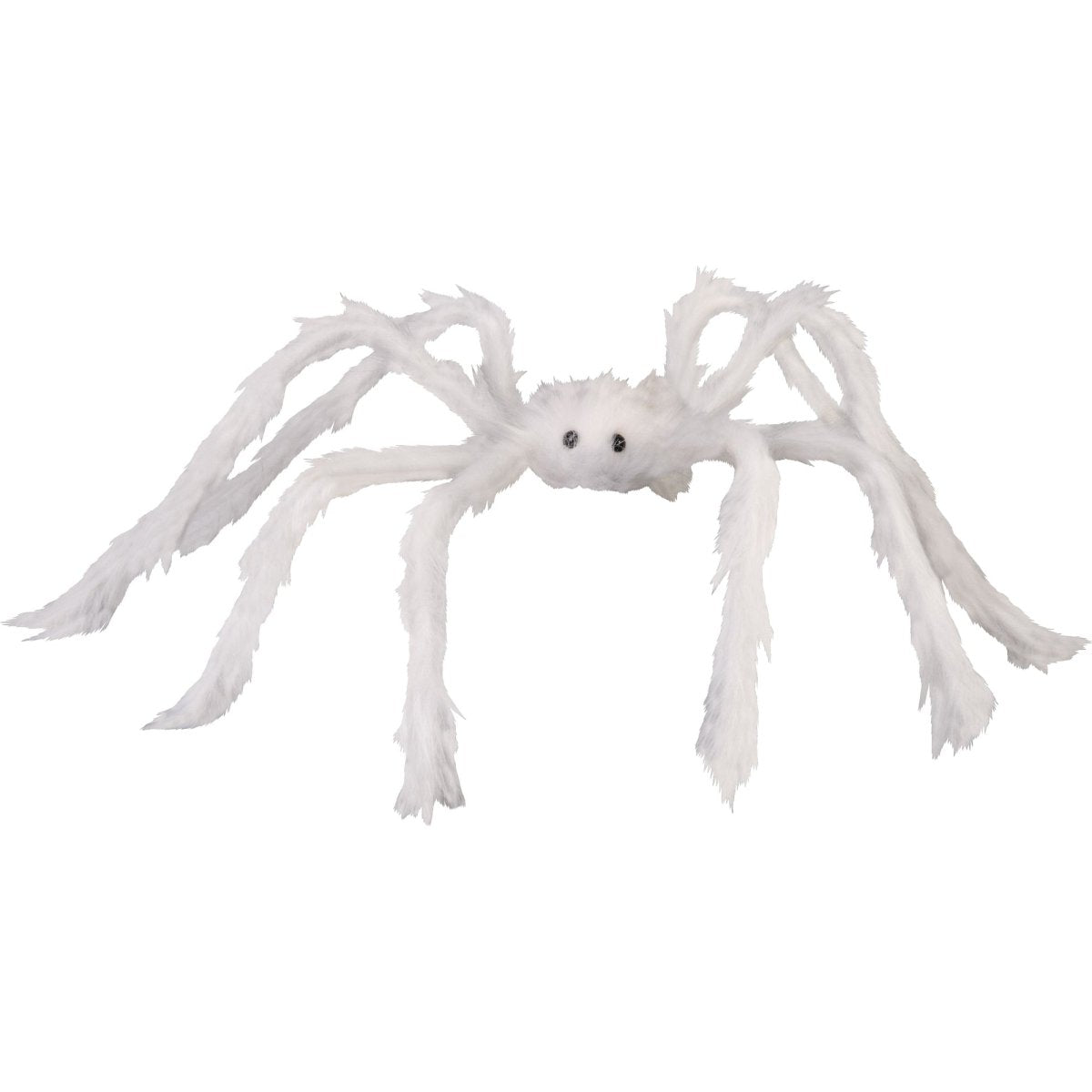 Fuzzy White Spider, 31 Inches, 1 Count | Party Expert