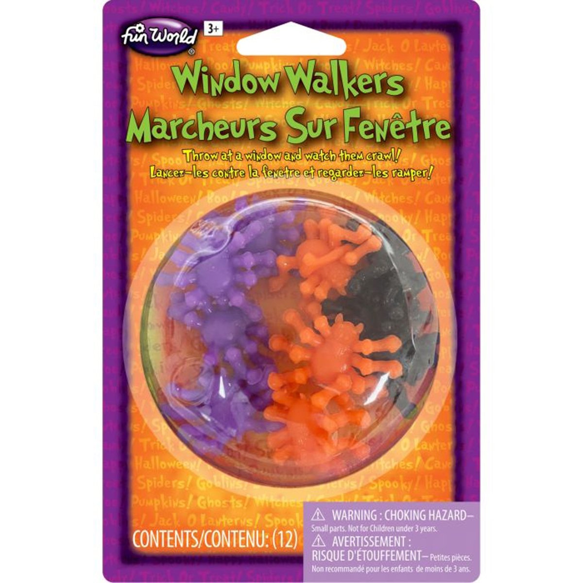 Spider Window Walkers, 12 Count | Party Expert