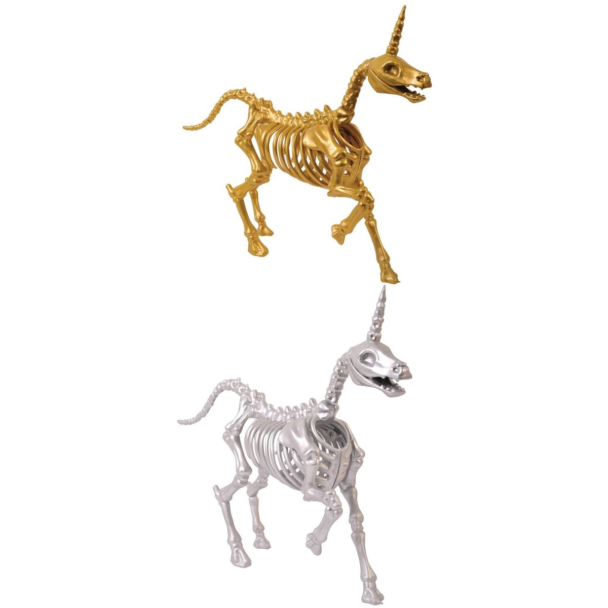 Metallic Unicorn Skeleton, Assortment, 1 Count | Party Expert