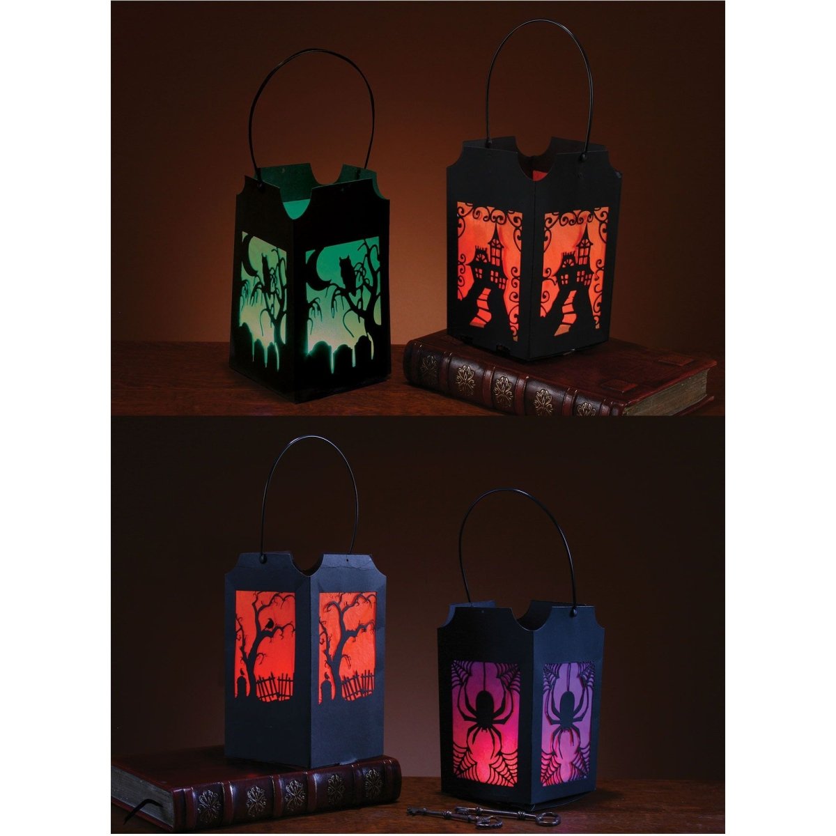 Color Change Halloween Lantern, Assortment, 2 count | Party Expert