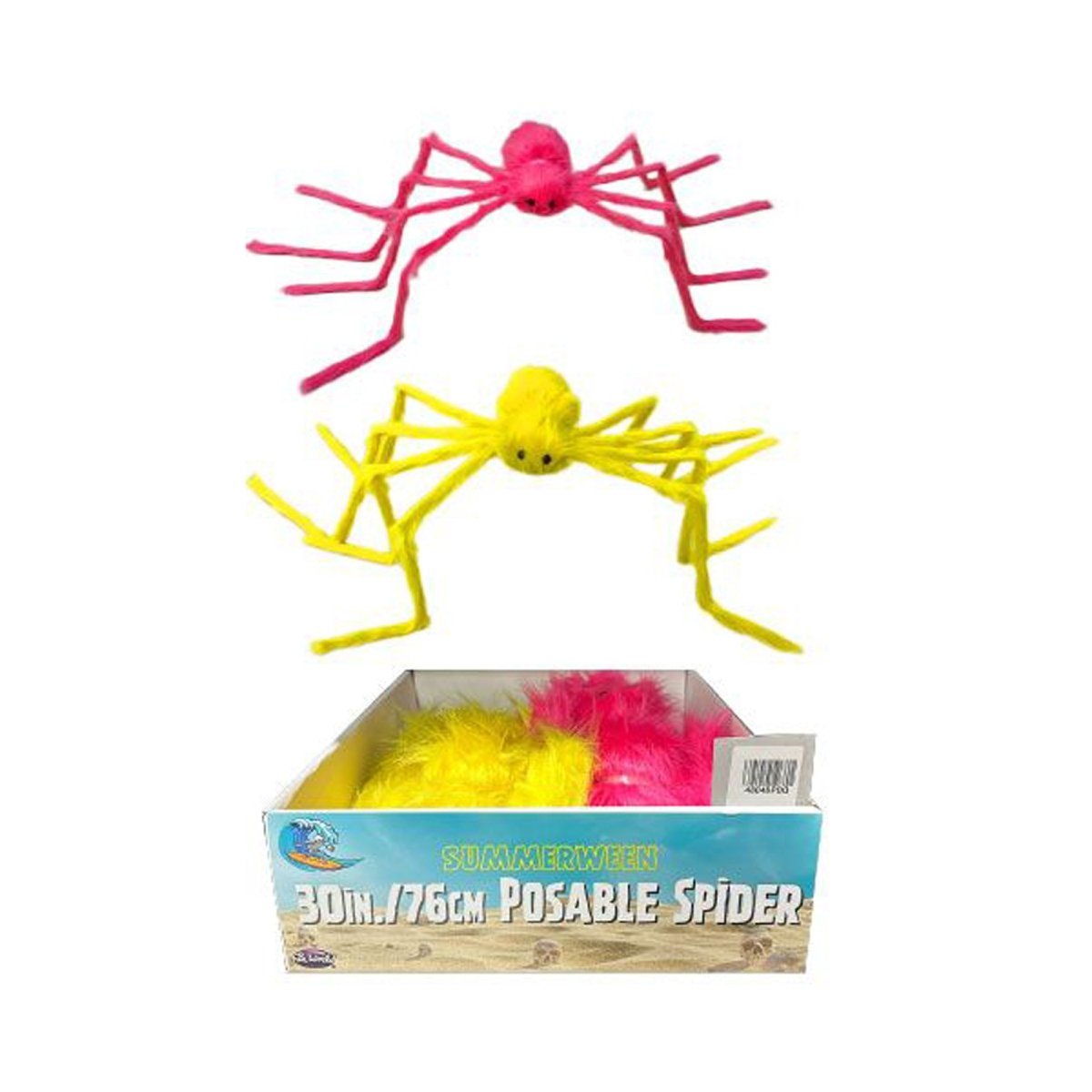 Fuzzy Spider Decoration, 30 Inches | Party Expert