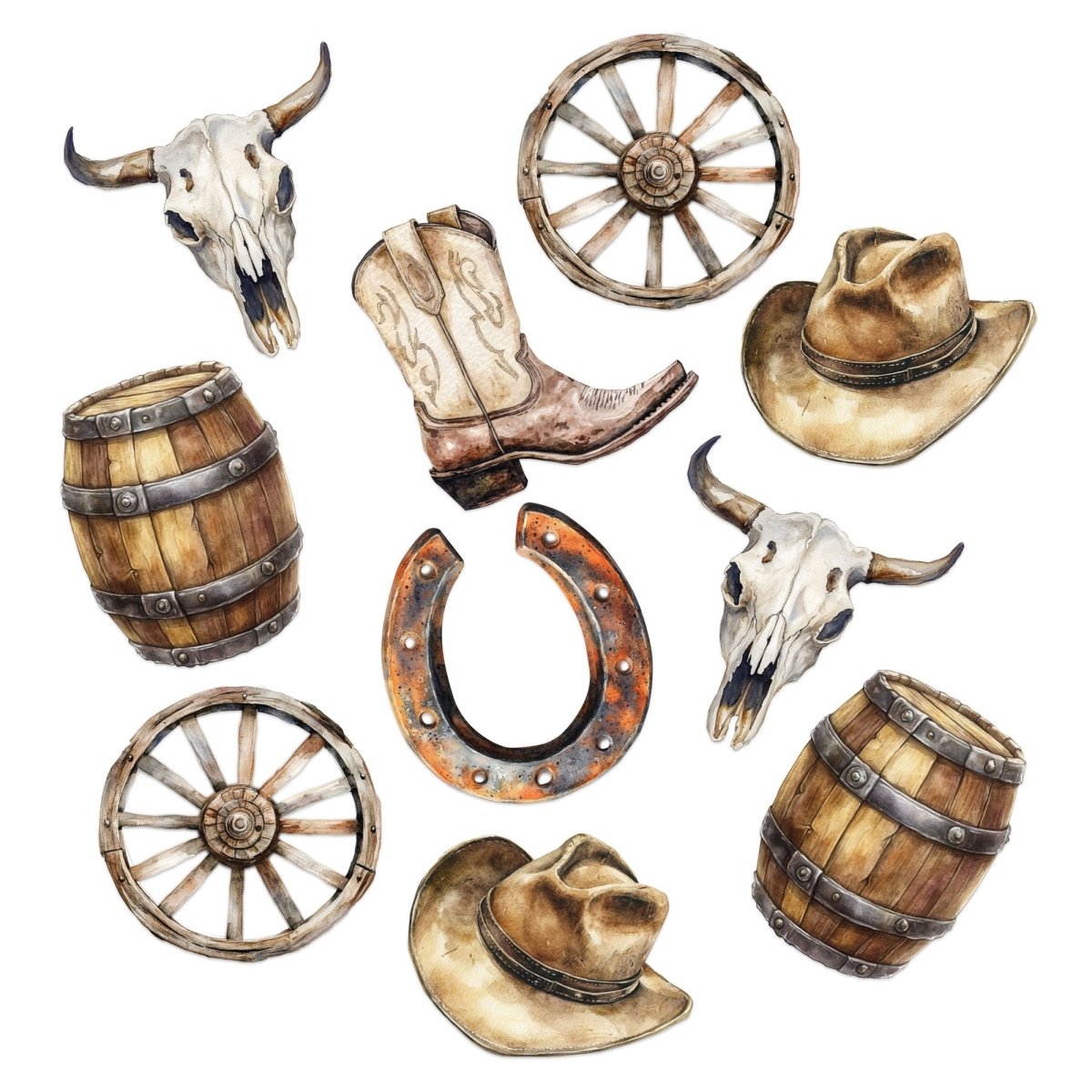 Western Yee Haw Table Scatter | Party Expert