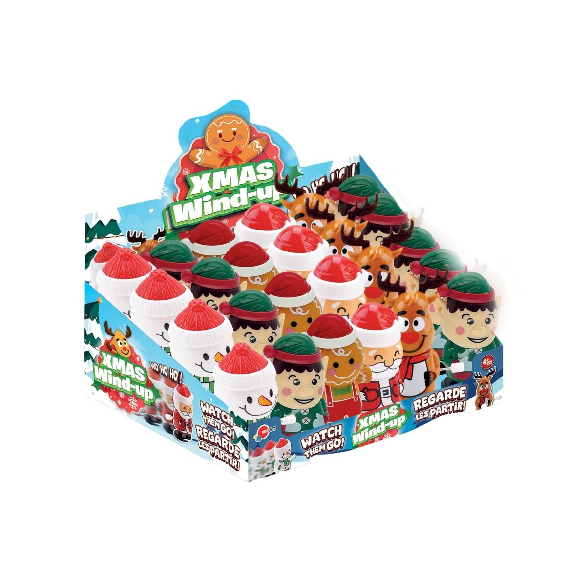 Christmas Wind-Up Figures, Assortment, 1 Count | Party Expert
