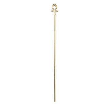 Gold Egyptian Staff, 66 Inches, 1 Count | Party Expert