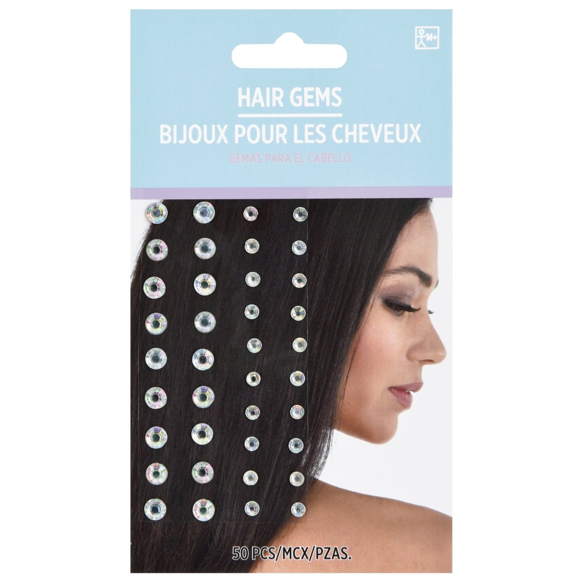 Iridescent Hair Gems | Party Expert
