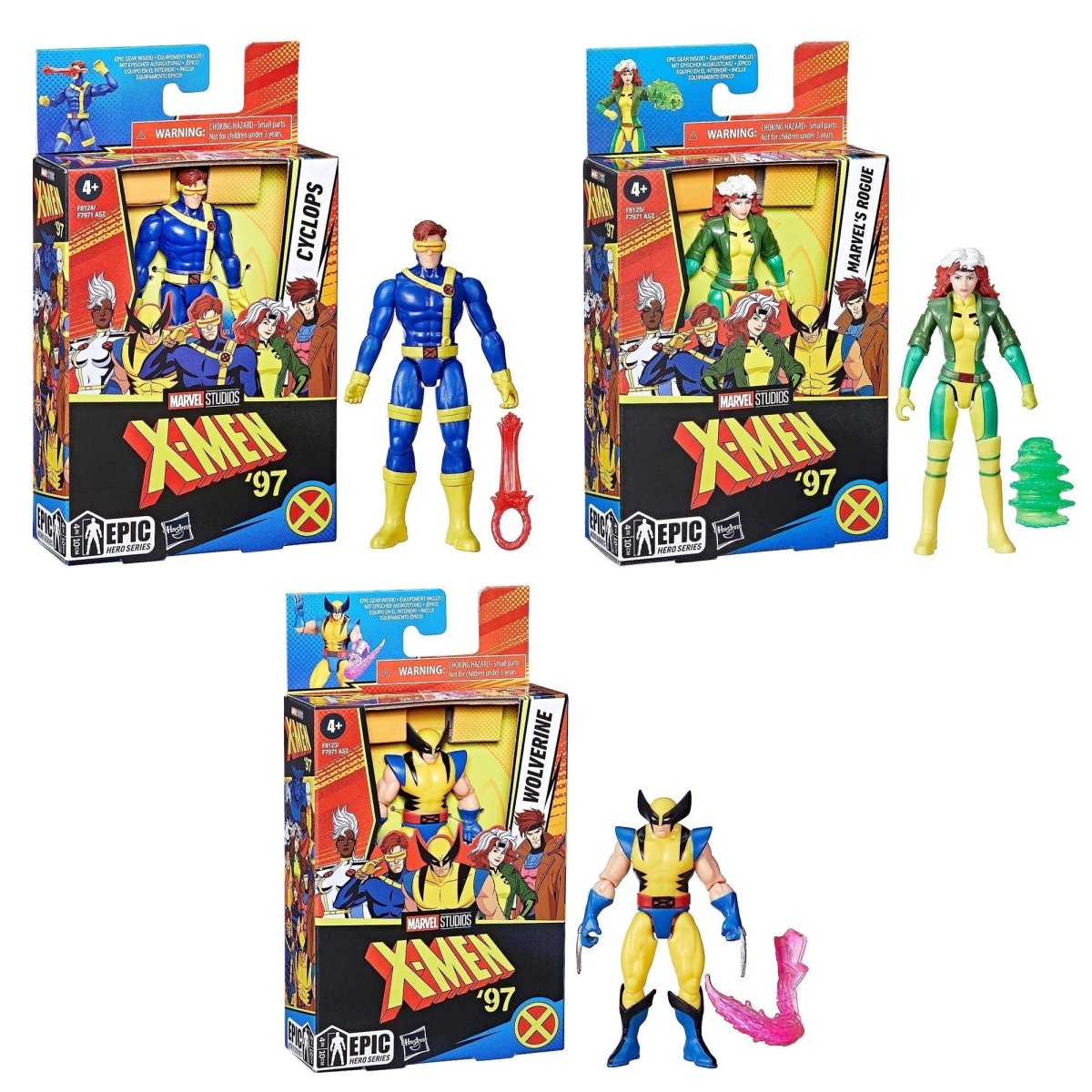 Marvel X-Men Figure, 4 Inches, Assortment, 1 Count | Party Expert