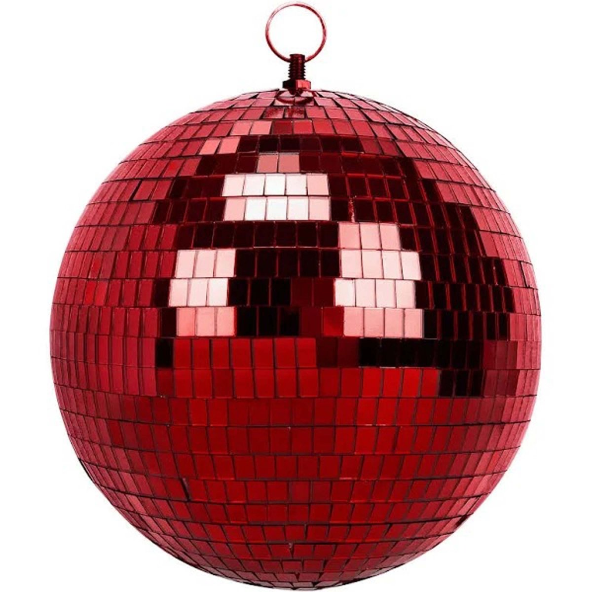 Red Disco Ball, 4 Inches, 1 Count | Party Expert