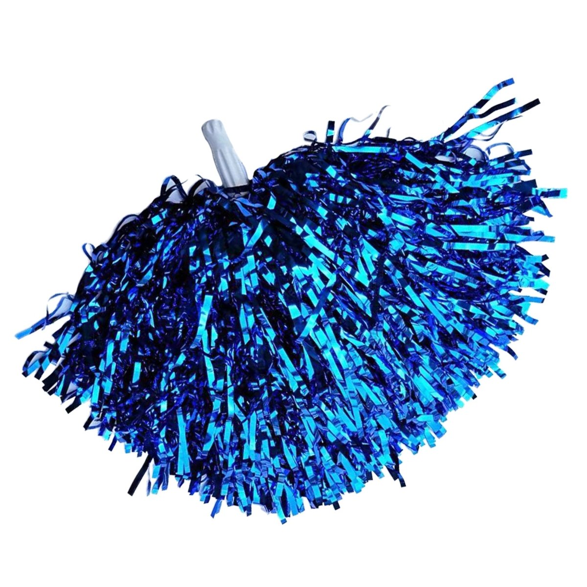 Cheerleading Pom Poms, Blue, 2 Count | Party Expert