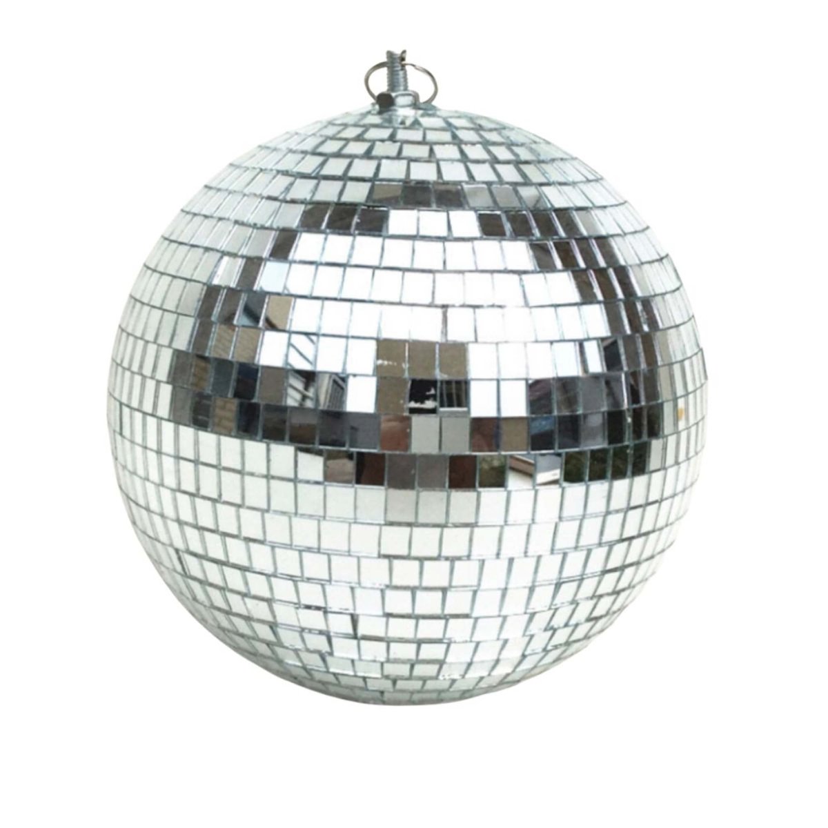 Silver Disco Ball, 12 Inches, 1 Count | Party Expert