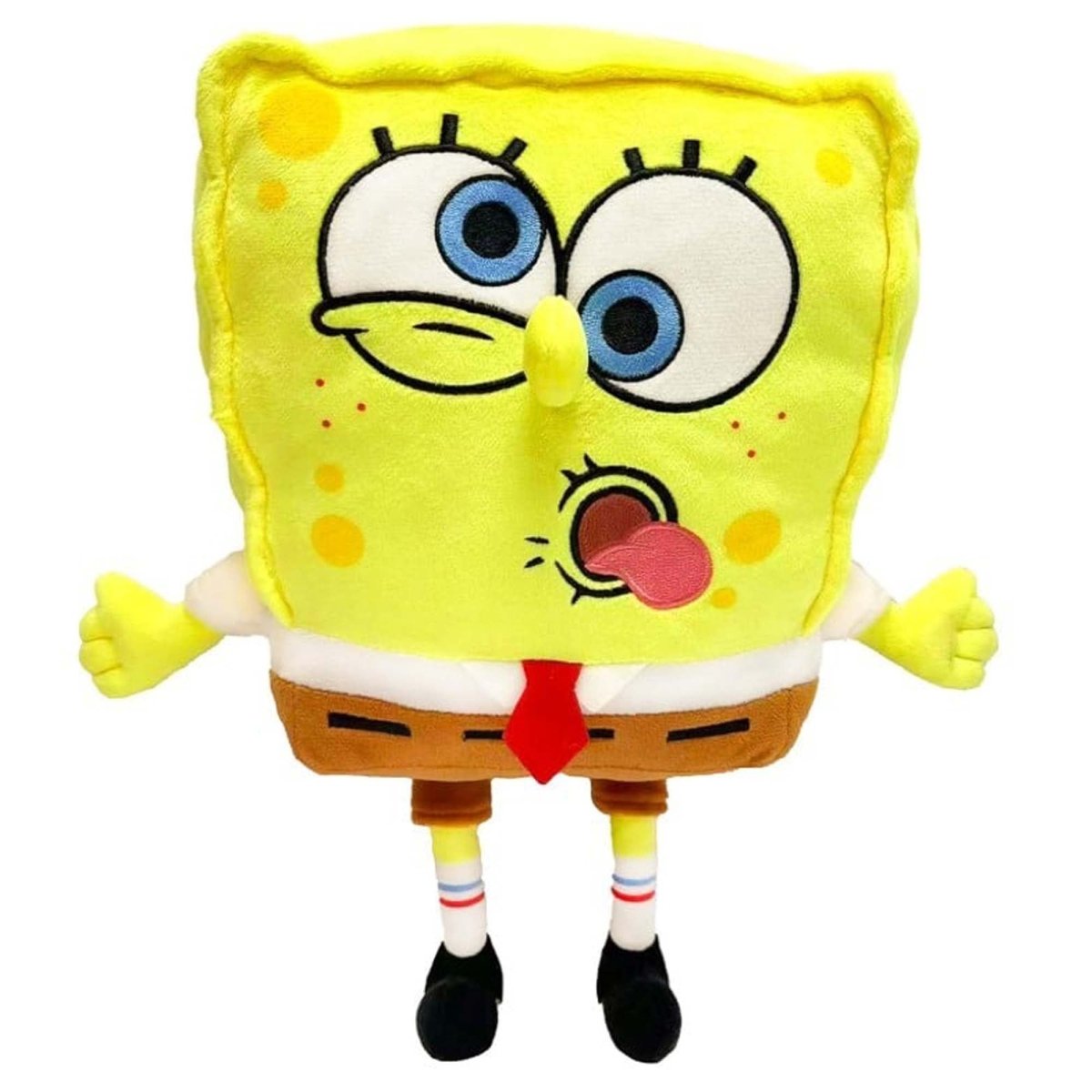 Sponge Bob Plush with Funny Face, 13 Inches | Party Expert