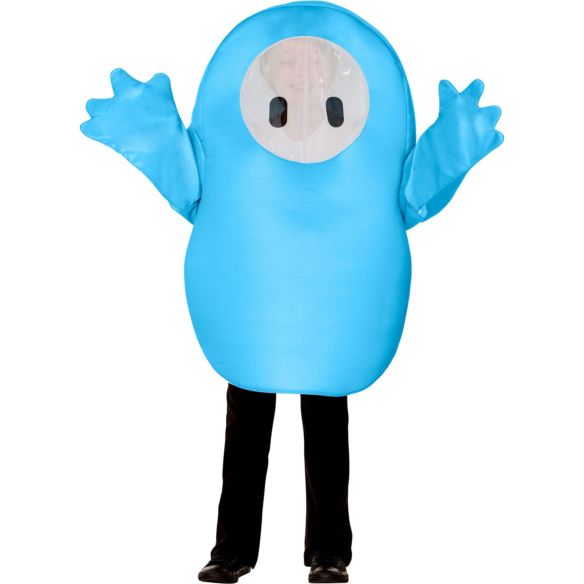 Fall Guys Blue Costume for Kids, Blue Tunic | Party Expert