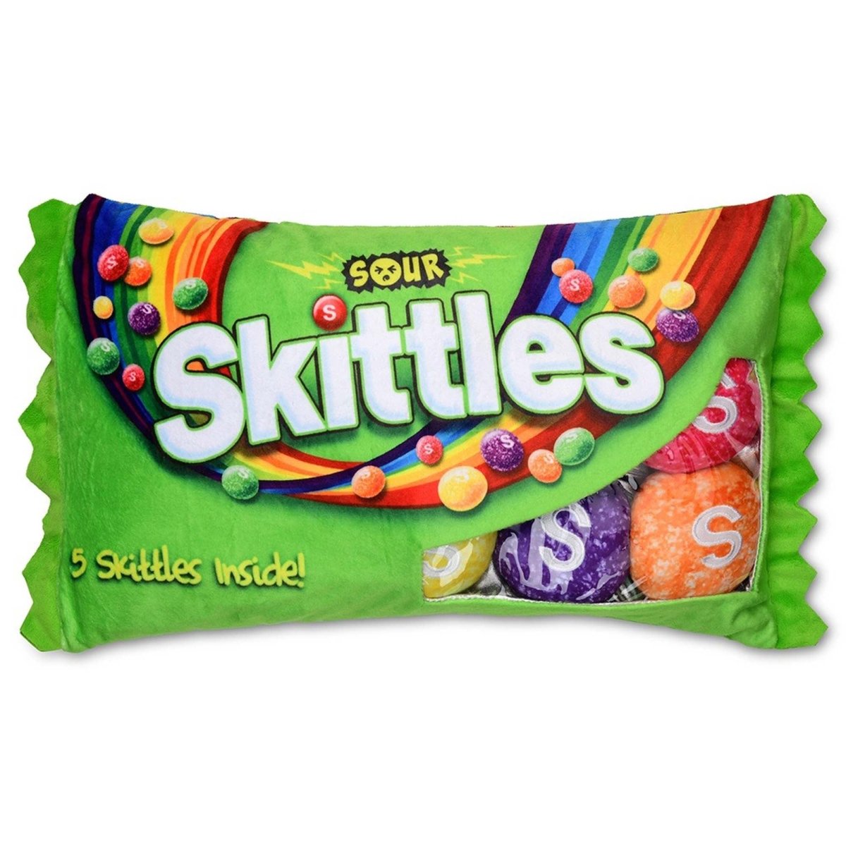 Sour Skittles Packaging Plush, 17 Inches | Party Expert