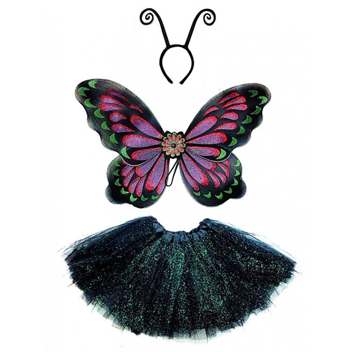 Black Fairy Costume Kit for Kids, Black Tutu | Party Expert