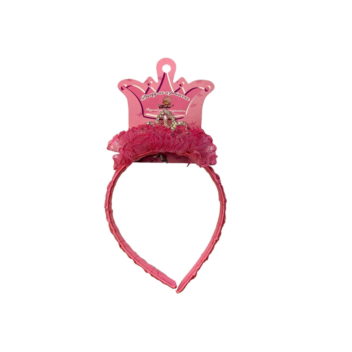 Pink Princess Tiara Headband, 1 Count | Party Expert