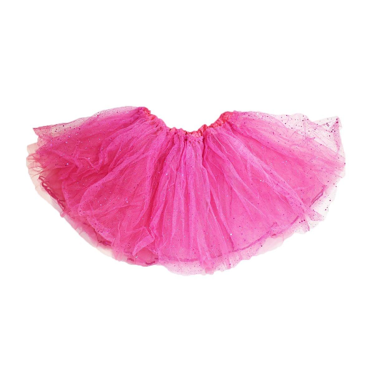 Fuchsia Glitter Tutu for Kids | Party Expert