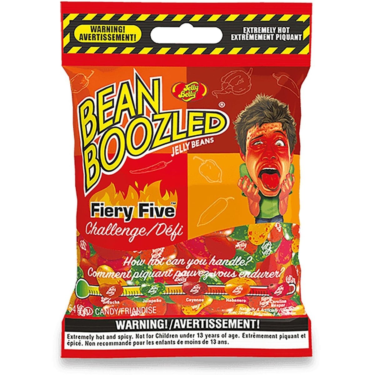 Jelly Belly BeanBoozled Fiery Five Bag, 54g | Party Expert