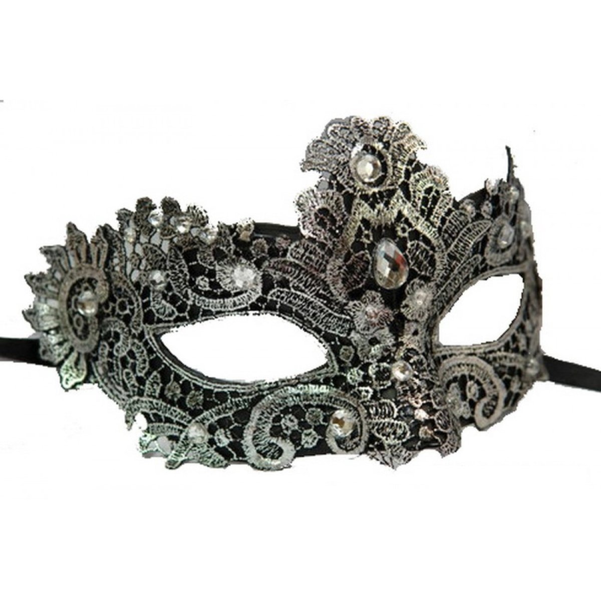 Silver Masquerade Mask | Party Expert