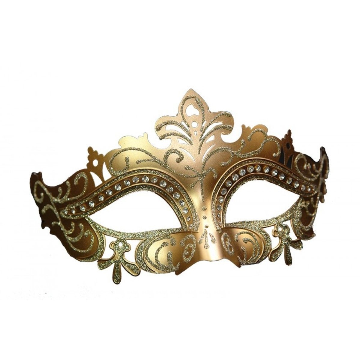 Venetian Mask with Rhinestone, Assortment, 1 Count | Party Expert