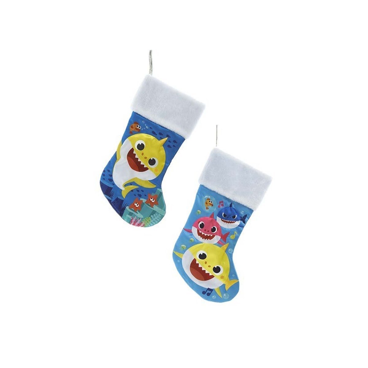 Baby Shark Christmas Stocking, 19 Inches, Assortment | Party Expert