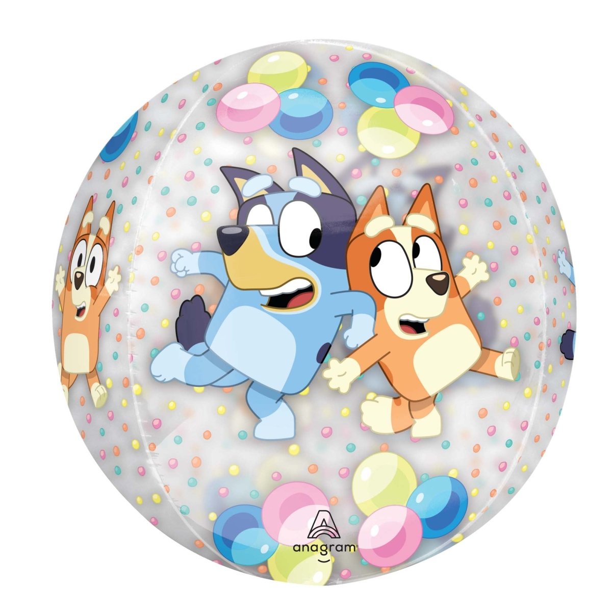 Bluey And Bingo Birthday Orbz Balloon, 15 Inches | Party Supplies ...
