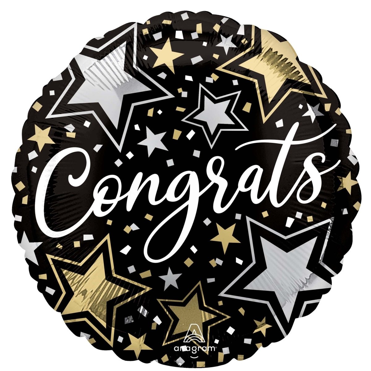 Congrats Star Foil Balloon, 18 Inches, 1 Count | Party Supplies – Party ...