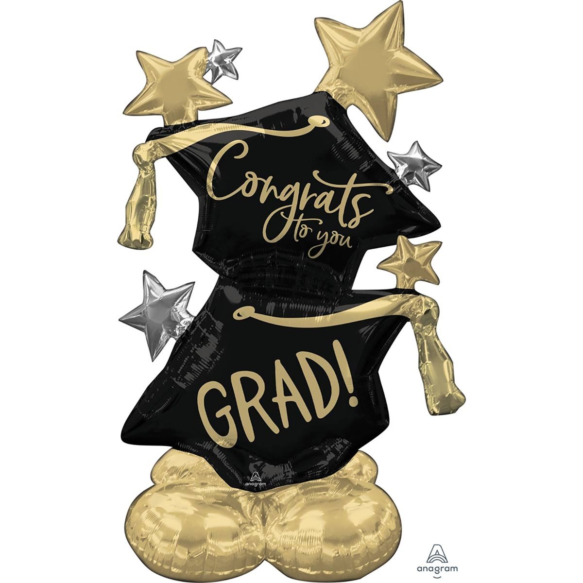 Graduation Airloonz Standing Air-Filled Foil Balloon | Party Expert