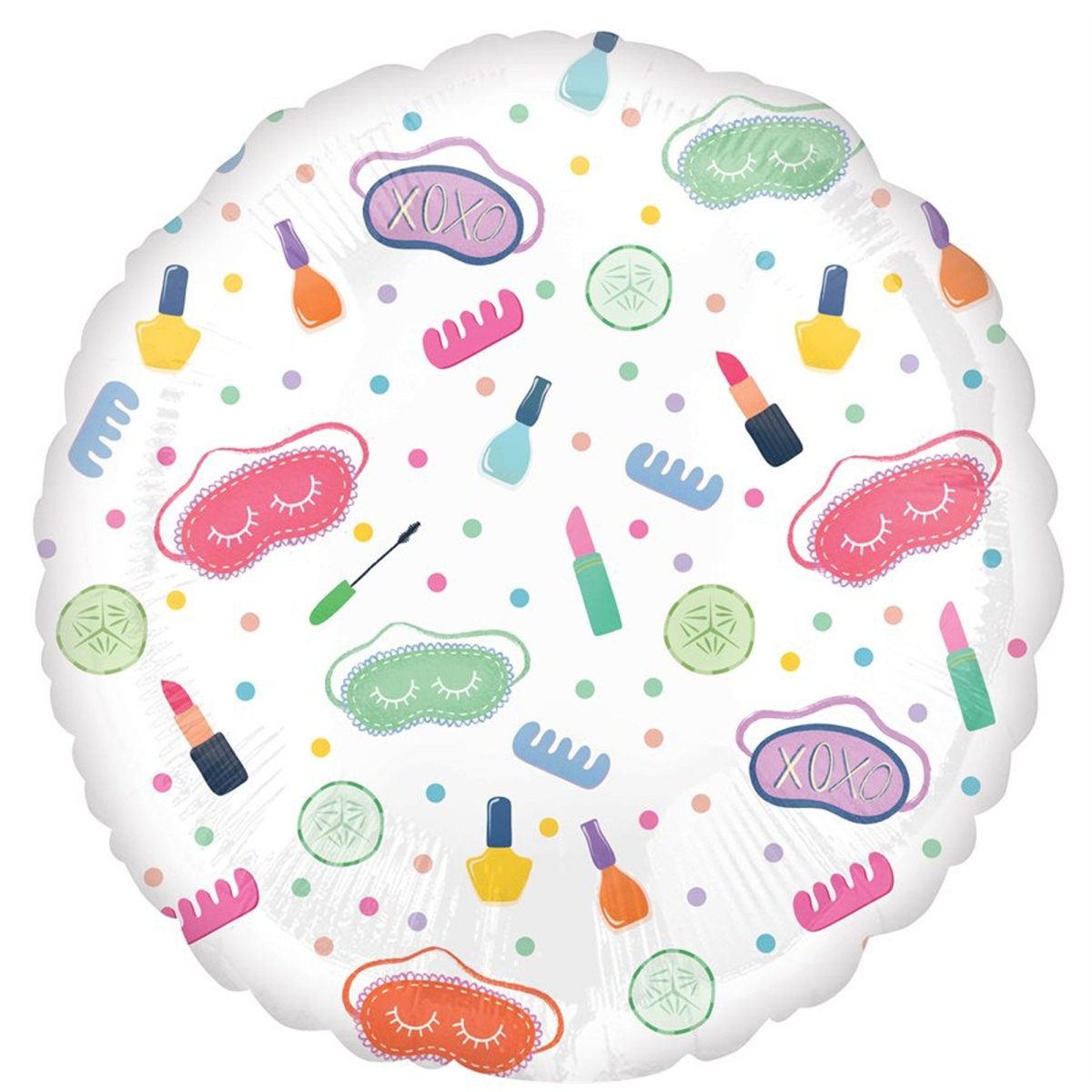 Spa Party Foil Balloon, 18 Inches, 1 Count | Party Supplies – Party Expert