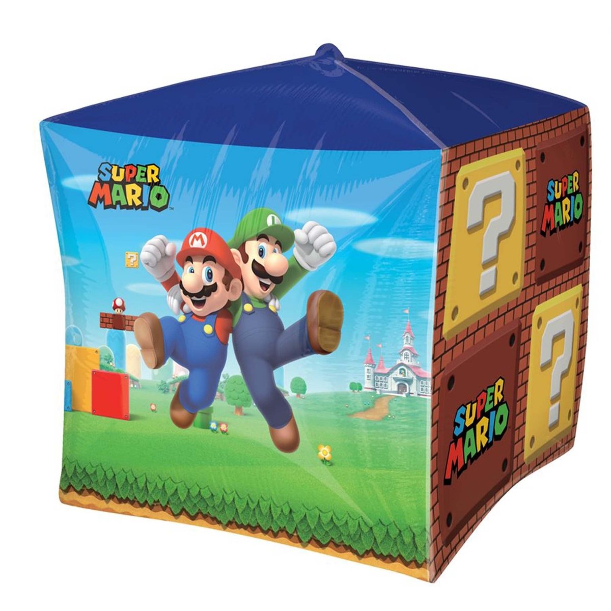 Super Mario Bros Cubez Foil Balloon, 15 Inches | Party Supplies – Party ...