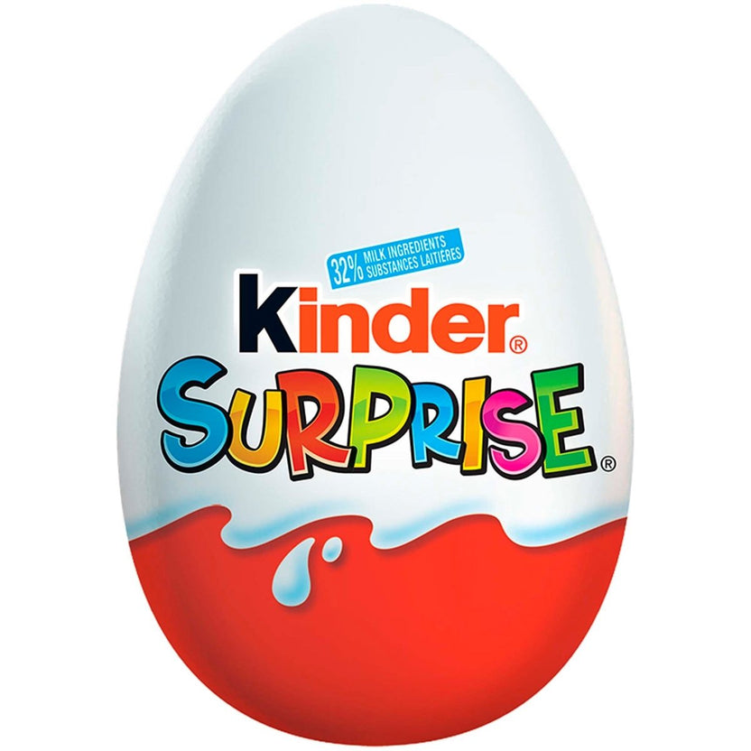 Classic Kinder Surprise Chocolate, 20g, 1 Count | Party Expert