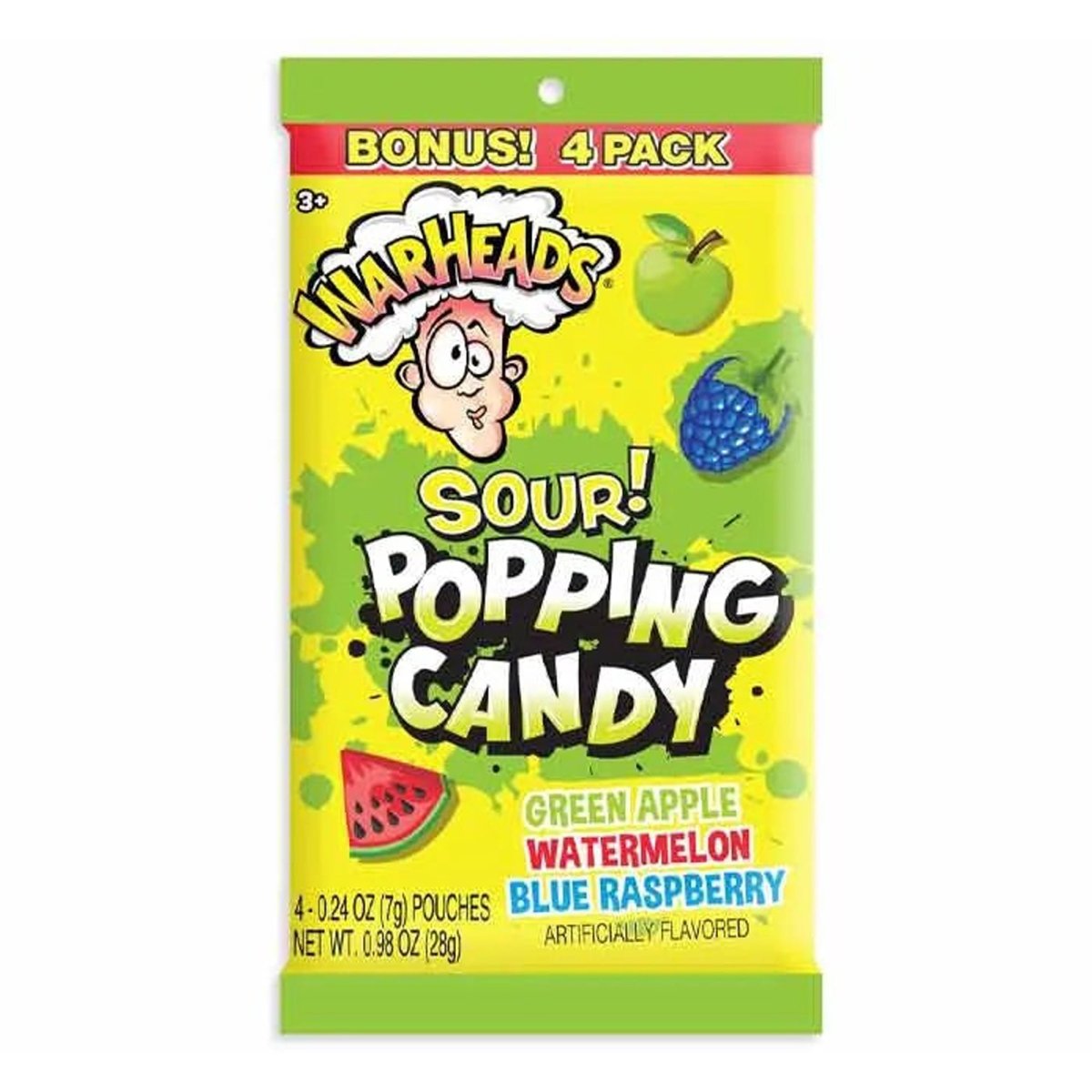 Warheads Sour Popping Candy | Party Expert