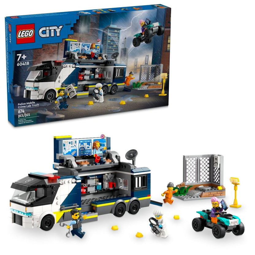 LEGO City Police Mobile Crime Lab Truck, 60418 | Party Expert