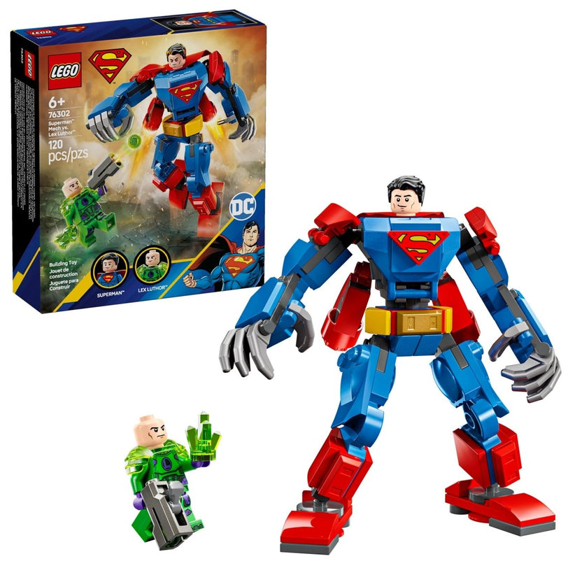 LEGO DC Comics Superman Mech vs. Lex Luthor, 76302 | Party Expert
