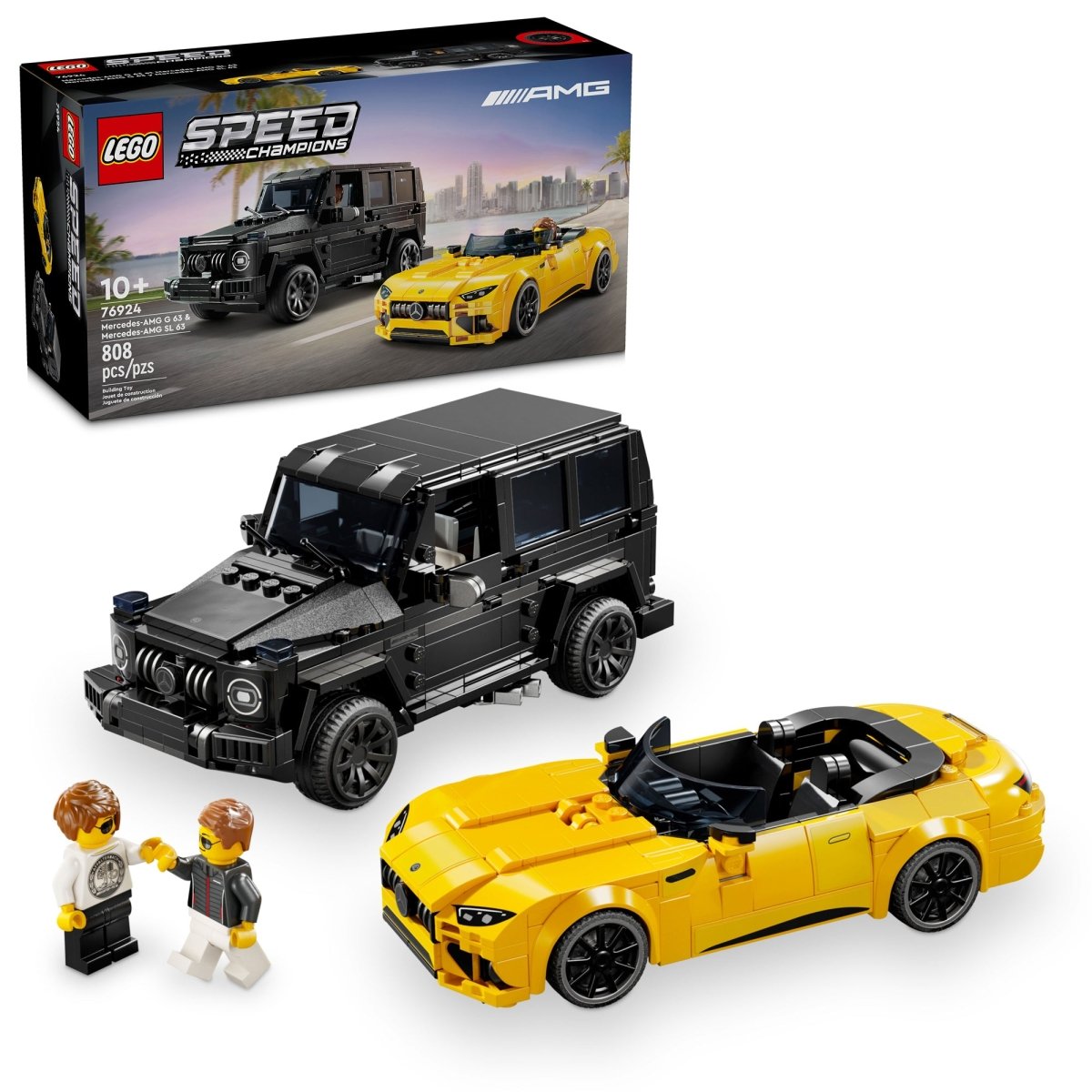 LEGO Speed Champions Mercedes-AMG G 63 & Mercedes-AMG SL 63, 76924 ...