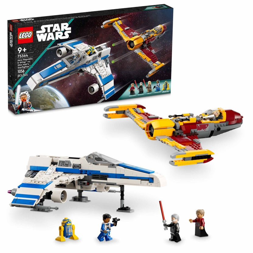 LEGO Star Wars New Republic E-Wing vs Shin Hati’s Starfighter, 75364 ...