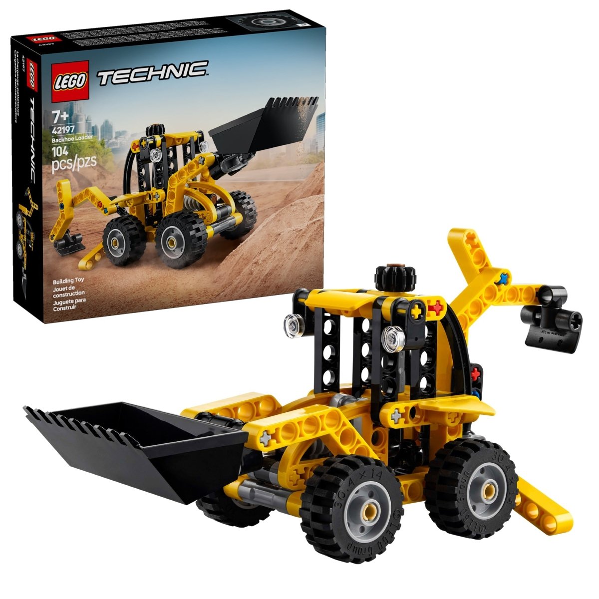 LEGO Technic Backhoe Loader, 42197 | Party Expert