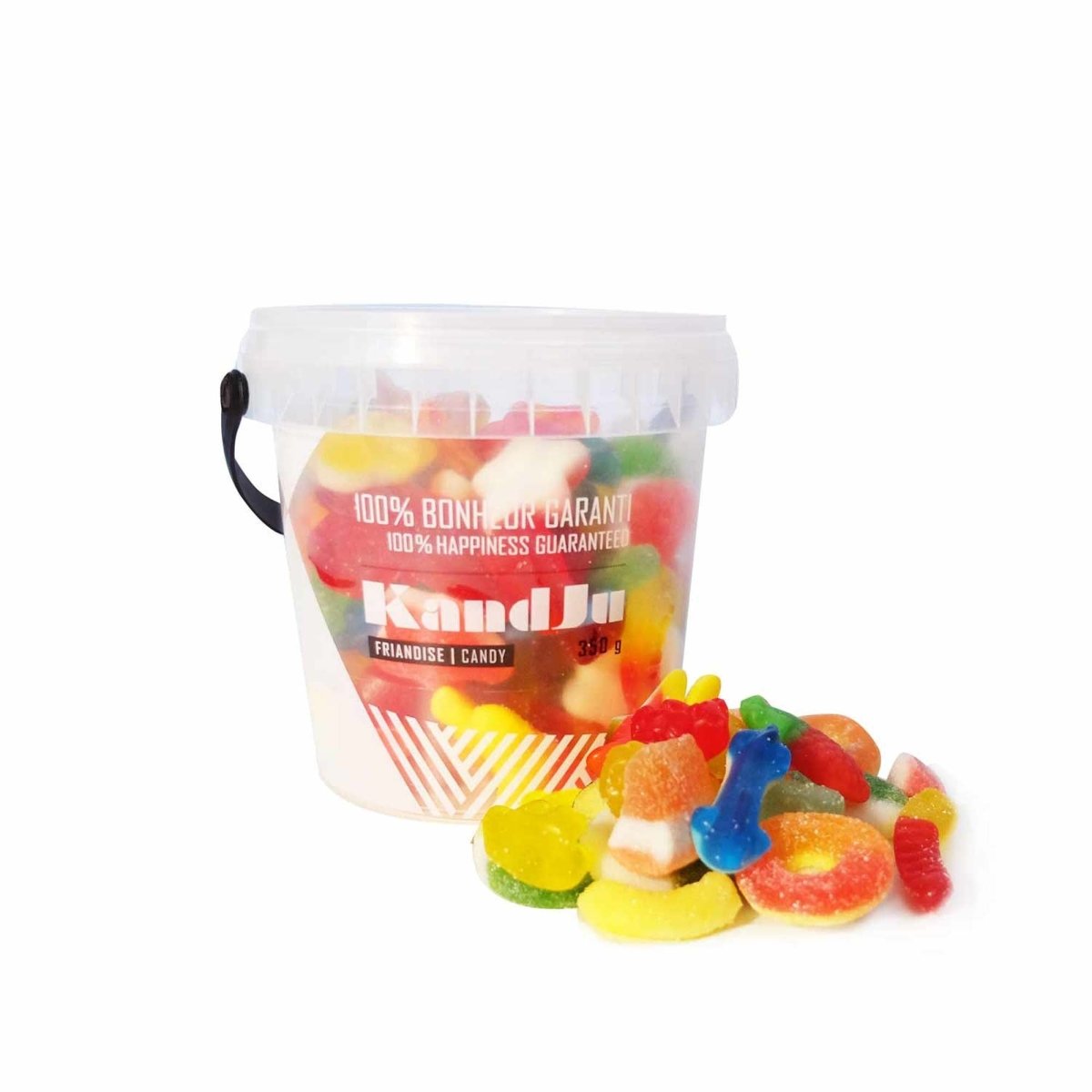 KandJu Regular Mix Candy Bucket, 350g, 1 count | Party Expert