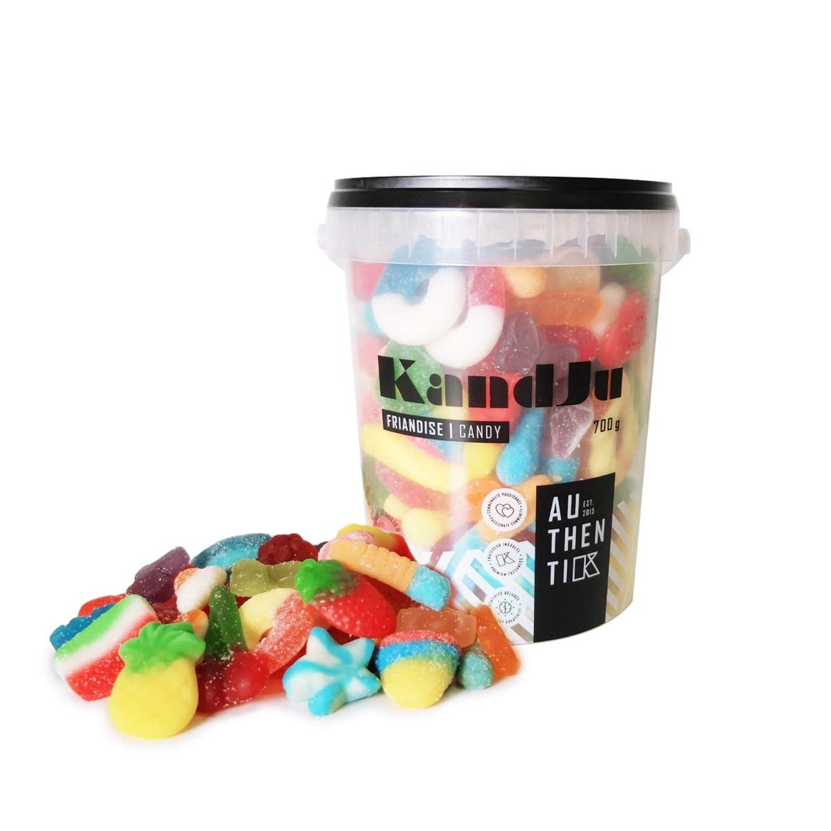 KandJu Regular Mix Candy Bucket, 700g, 1 count | Party Expert