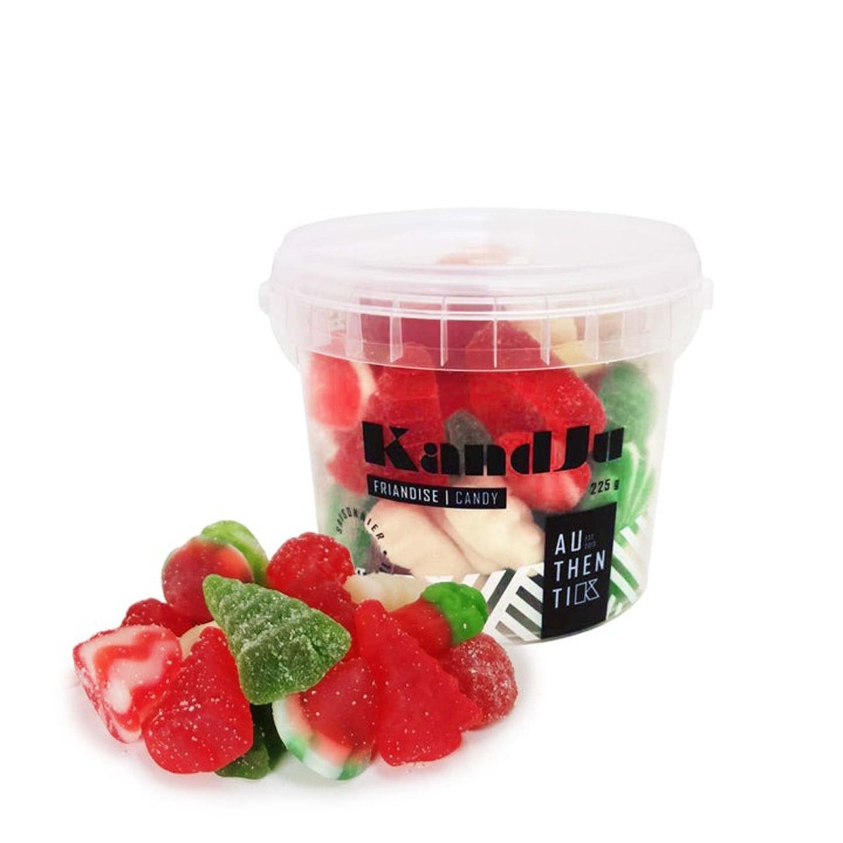 KandJu Christmas Mix Candy Bucket, 225g, 1 count | Party Expert