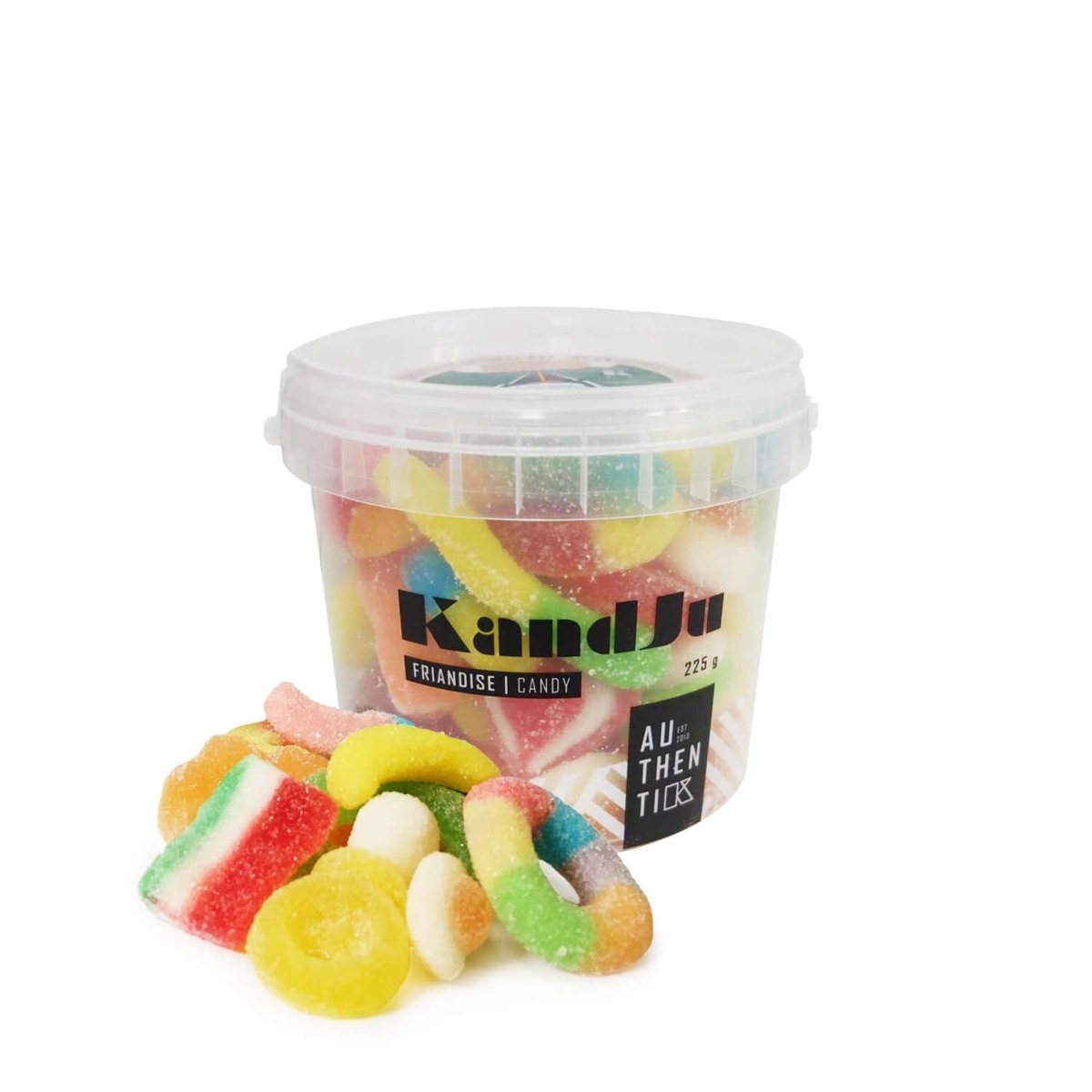 KandJu Sanded Mix Candy Bucket, 225g, 1 count | Party Expert