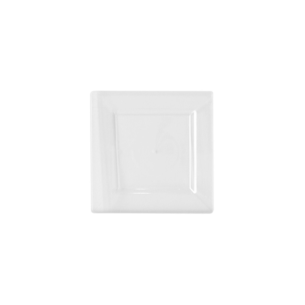 Small Square Clear Plastic Plates, 4.5 Inches, 25 Count | Party Expert