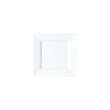 White Premium Quality Small Square Plates, 4.5 Inches | Party Expert
