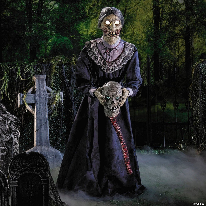 Animated Skeleton Zombie Couple Animatronic | Party Expert