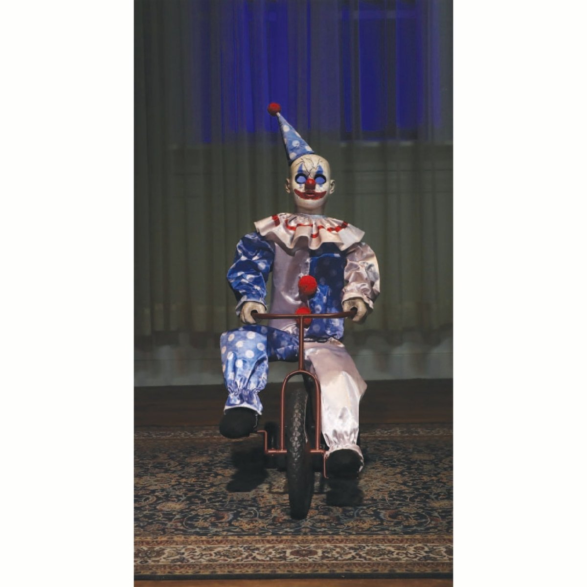 Tricycle Clown Doll, 32 Inches, 1 Count | Party Expert