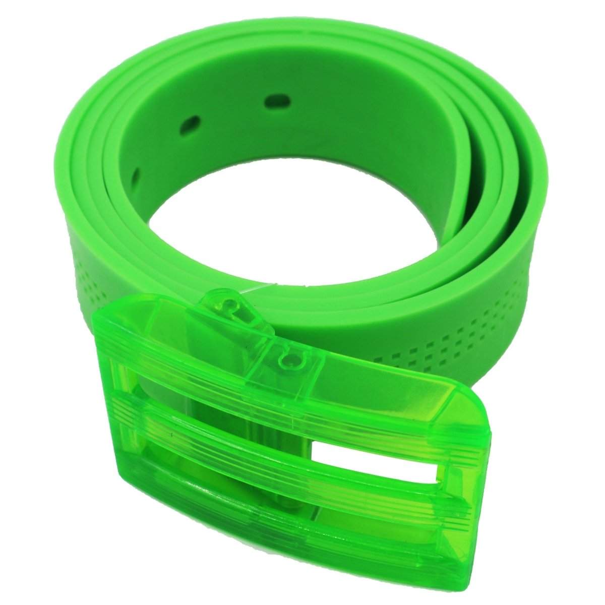 80s Lime Green Neon Belt for Adults | Party Expert