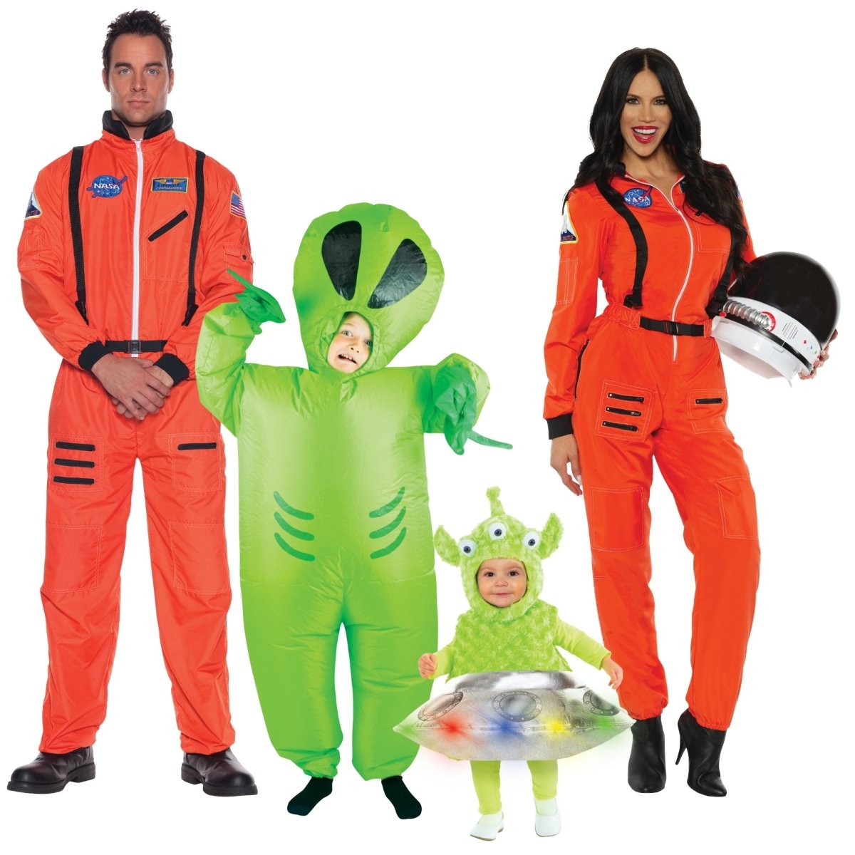 Alien and Astronaut Family Costumes – Party Expert