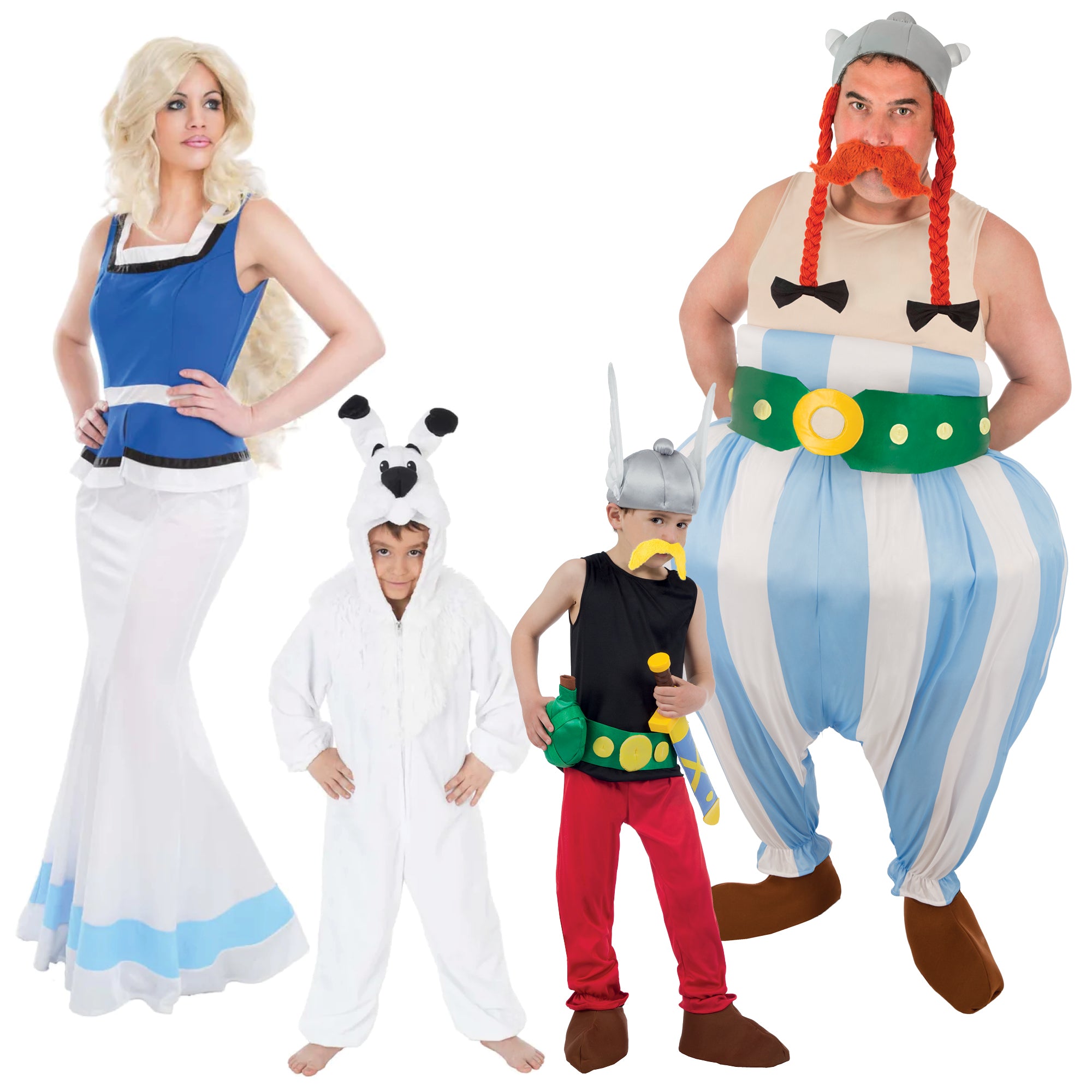Asterix and Obelix Family Costumes – Party Expert