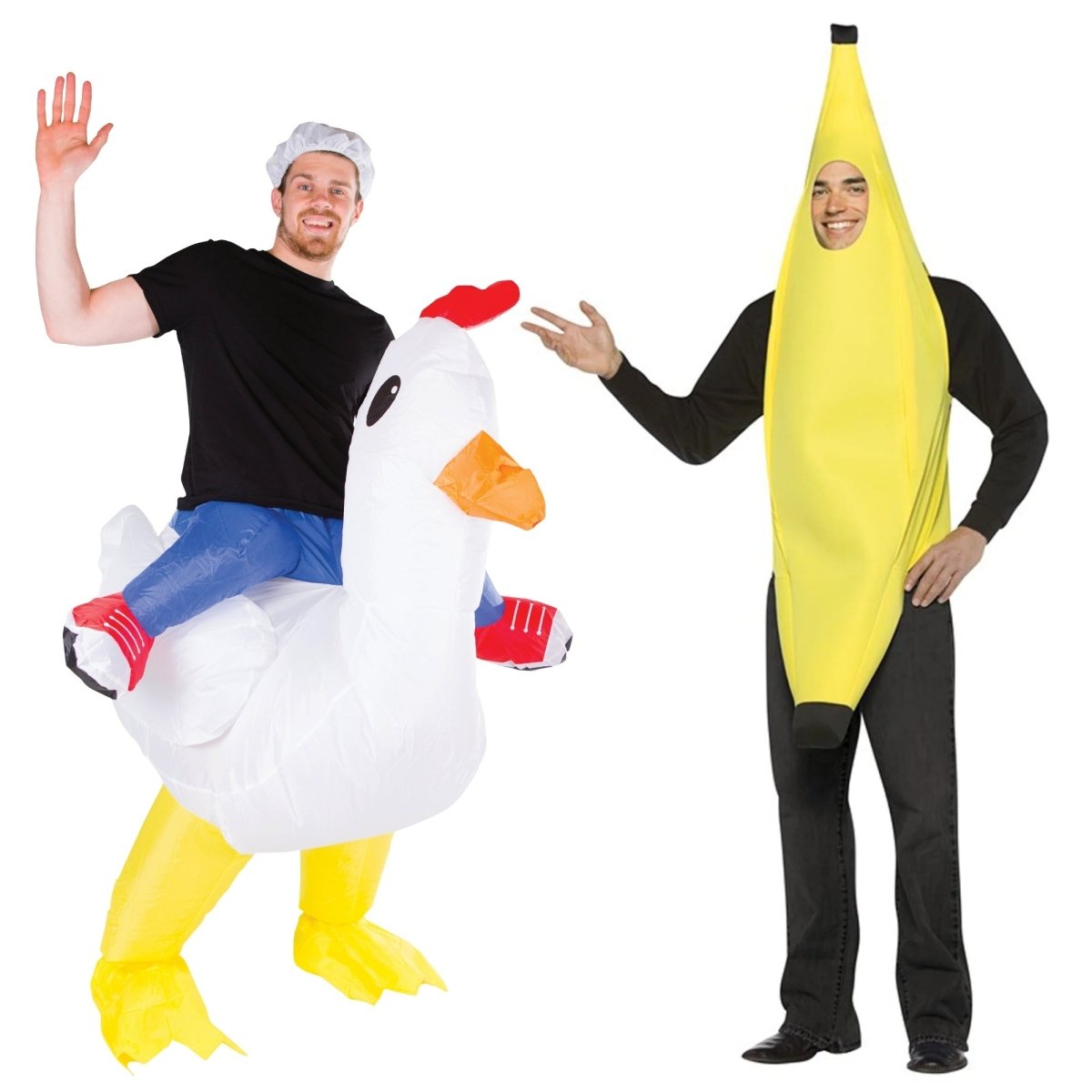 Chicken Banana Couple Costumes – Party Expert