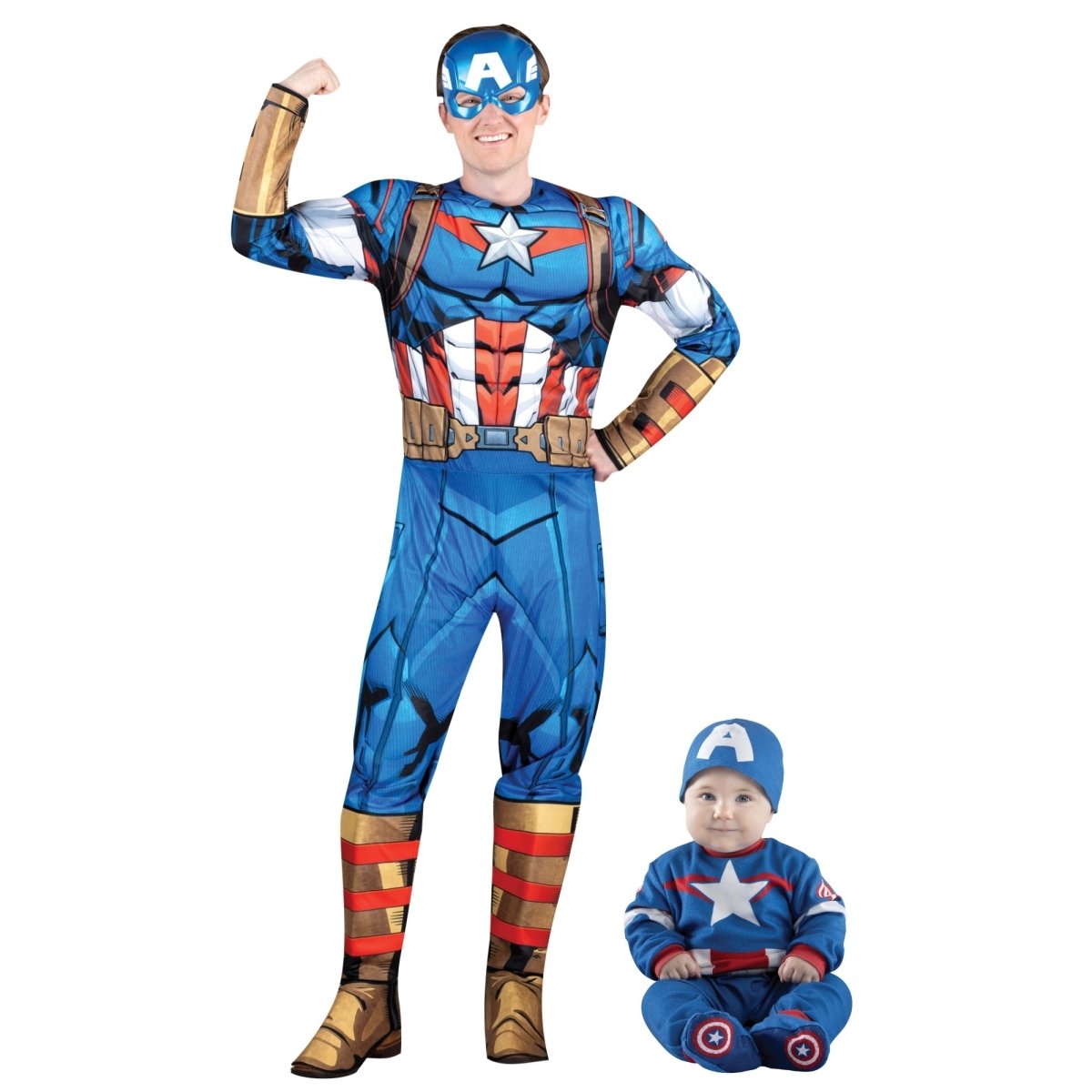 Daddy and Me Captain America Costumes – Party Expert